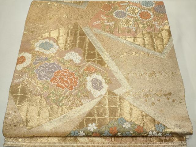 ■■■　サイズ　■■■ 長さ 424cm 幅 31cm程 ■■■　商品詳細　■■■ 【正絹・芯なし】 詳細に関しましては、画像をご確認ください。 西陣の老舗服部織物は創業1788年から脈々と その卓越した技術力と創作性で親しまれてきました。...