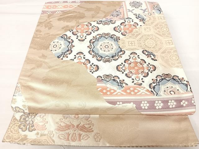 ■■■　サイズ　■■■ 長さ 420cm 幅 30.5cm程 ■■■　商品詳細　■■■ 【正絹・芯なし】 詳細に関しましては、画像をご確認ください。 大変上質な逸品になります。 お安く出品致しますので、是非この機会にいかがでしょうか？ ※た...