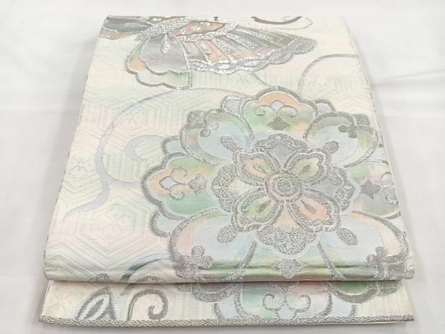 ■■■　サイズ　■■■ 長さ 398cm 幅 31cm程 ■■■　商品詳細　■■■ 【正絹】 詳細に関しましては、画像をご確認ください。 大変上質な逸品になります。 お安く出品致しますので、是非この機会にいかがでしょうか？ ※汚れ等に関しま...