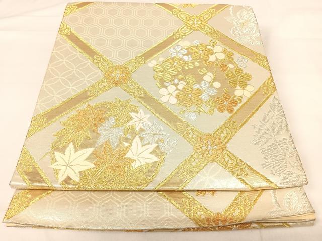 ■■■　サイズ　■■■ 長さ 416cm 幅 30cm程 ■■■　商品詳細　■■■ 【正絹・芯なし】 詳細に関しましては、画像をご確認ください。 大変上質な逸品になります。 お安く出品致しますので、是非この機会にいかがでしょうか？ ※汚れ等...