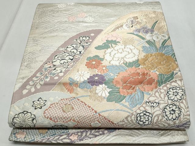 ■■■　サイズ　■■■ 長さ 420cm 幅 30.5cm程 ■■■　商品詳細　■■■ 【正絹】 詳細に関しましては、画像をご確認ください。 大変上質な逸品になります。 お安く出品致しますので、是非この機会にいかがでしょうか？ ※汚れ等に関...