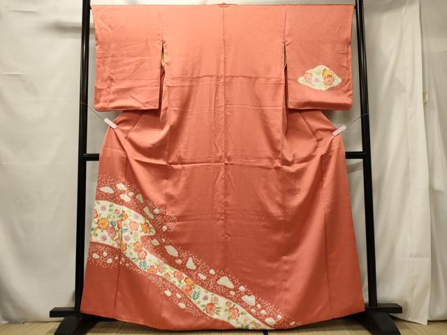 ■■■　サイズ　■■■ 身丈 162cm（肩から） 裄丈 67cm 袖丈 55cm　縫込み 4cm 袖幅 34cm 前幅 23cm 後幅 30cm 着物縫いこみ 内揚げ 0cm 裄 お袖側 約3cm　身頃側 約2.5cm ■■■　商品詳細　...