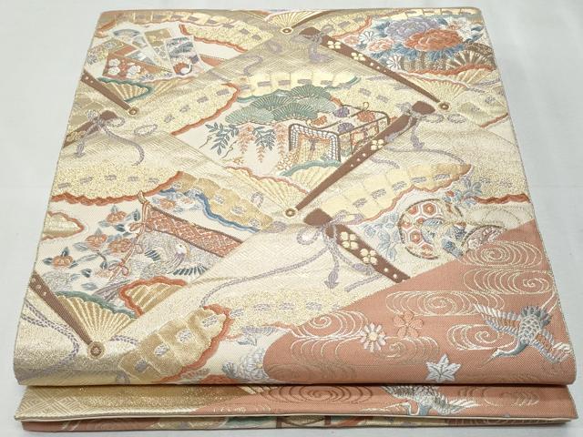 ■■■　サイズ　■■■ 長さ 428cm 幅 30.5cm程 ■■■　商品詳細　■■■ 【正絹】 詳細に関しましては、画像をご確認ください。 大変上質な逸品になります。 お安く出品致しますので、是非この機会にいかがでしょうか？ ■■■　注意...