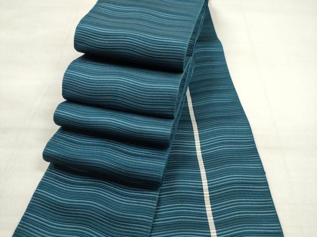 ■■■　サイズ　■■■ 長さ 412cm 幅 10.5cm程 ■■■　商品詳細　■■■ 【正絹】 詳細に関しましては、画像をご確認ください。 本場筑前博多織は、 福岡県福岡市博多区やその周辺で生産される絹織物です。 仏具のひとつである独鈷、...