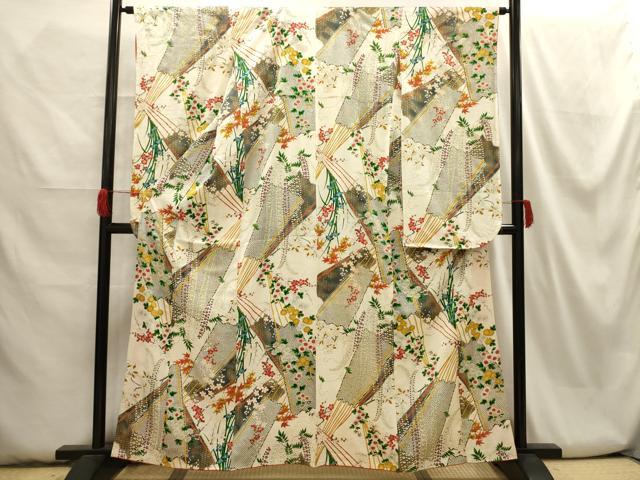 ■■■　サイズ　■■■ 身丈 160cm（肩から） 裄丈 64.5cm 袖丈 86cm　縫込み 6.5cm 袖幅 33.5cm 前幅 23.5cm 後幅 28.5cm 着物縫いこみ 内揚げ 0cm 裄 お袖側 約1cm　身頃側 約2.5cm...