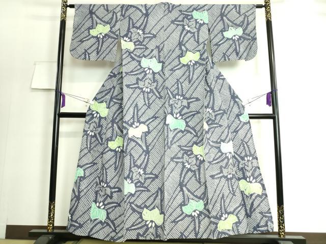 ■■■　サイズ　■■■ 身丈 157.5cm（肩から） 裄丈 62.5cm 袖丈 41.5cm　縫込み 2.5cm 袖幅 32cm 前幅 25cm 後幅 30.5cm 着物縫いこみ 内揚げ 0cm 裄 お袖側 約 3cm　身頃側 約 2cm...