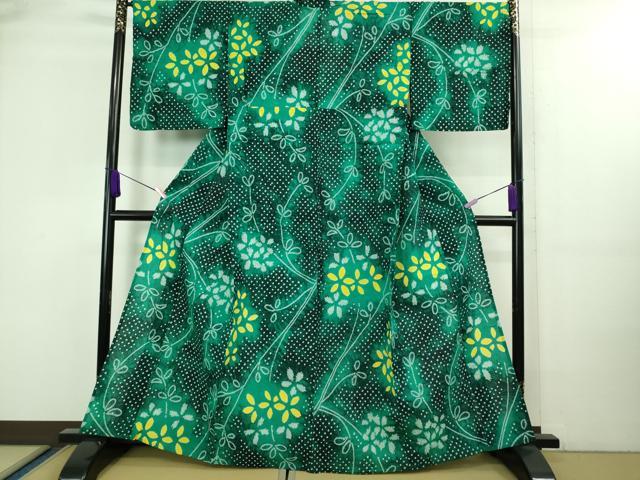 ■■■　サイズ　■■■ 身丈 161.5cm（肩から） 裄丈 68cm 袖丈 47.5cm　縫込み 2.5cm 袖幅 34.5cm 前幅 28.5cm 後幅 33cm 着物縫いこみ 内揚げ 0cm 裄 お袖側 約 2cm　身頃側 約 3cm...
