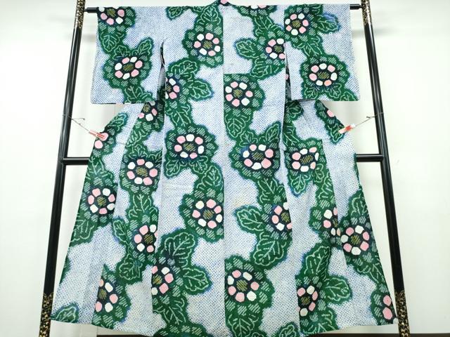 ■■■　サイズ　■■■ 身丈 153.5cm（肩から） 裄丈 63.5cm 袖丈 52cm　縫込み 1cm 袖幅 33.5cm 前幅 25.5cm 後幅 30cm 着物縫いこみ 内揚げ 0cm 裄 お袖側 約2cm　身頃側 約3cm ■■■...
