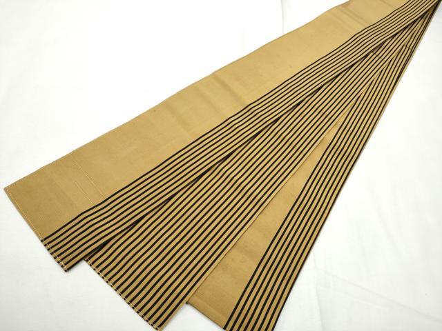 ■■■　サイズ　■■■ 長さ 336cm 幅 11cm程 ■■■　商品詳細　■■■ 【正絹】 状態は接写画像のように表地所々・裏地に汚れがございます。 本場筑前博多織は、福岡県福岡市博多区やその周辺で生産される絹織物です。 仏具のひとつであ...