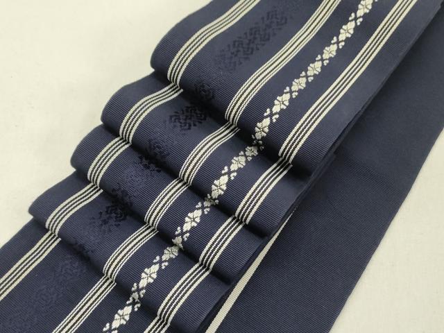 ■■■　サイズ　■■■ 長さ 392cm 幅 9cm程 ■■■　商品詳細　■■■ 【正絹】 状態は1.2回程しか締めておらず 特に目立ったシミ汚れなどもなく大変良い状態です。 本場筑前博多織は、 福岡県福岡市博多区やその周辺で生産される絹織...