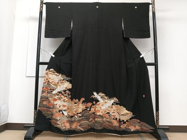 ■■■　サイズ　■■■ 身丈 161cm（肩から） 裄丈 64.5cm 袖丈 47cm　縫込み 5.5cm 袖幅 33cm 前幅 25.5cm 後幅 30.5cm 着物縫いこみ 内揚げ 4.5cm 裄 お袖側 約2cm　身頃側 約3.5cm...