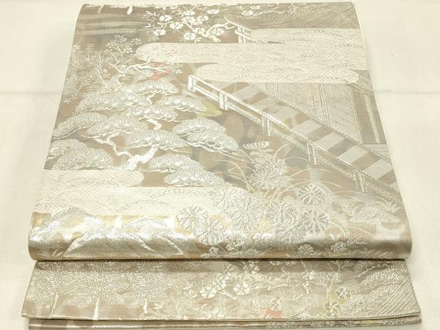 ■■■　サイズ　■■■ 長さ 438cm 幅 31cm程 ■■■　商品詳細　■■■ 【正絹・芯なし】 詳細に関しましては、画像をご確認ください。 大変上質な逸品になります。 お安く出品致しますので、是非この機会にいかがでしょうか？ ※汚れ等...