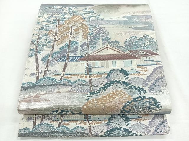 ■■■　サイズ　■■■ 長さ 424cm 幅 31cm程 ■■■　商品詳細　■■■ 【正絹・芯なし】 詳細に関しましては、画像をご確認ください。 大変上質な逸品になります。 お安く出品致しますので、是非この機会にいかがでしょうか？ ※汚れ等...