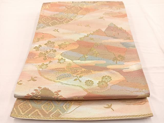 ■■■　サイズ　■■■ 長さ 412cm 幅 31cm程 ■■■　商品詳細　■■■ 【正絹・未仕立て】 詳細に関しましては、画像をご確認ください。 大変上質な逸品になります。 お安く出品致しますので、是非この機会にいかがでしょうか？ ※汚れ...