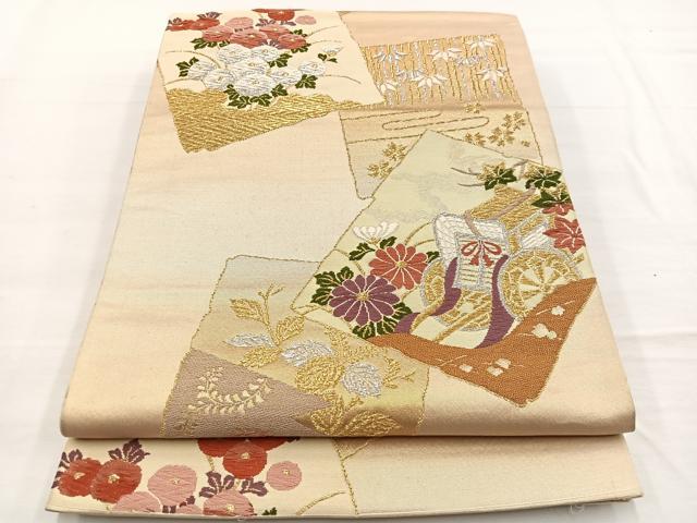 ■■■　サイズ　■■■ 長さ 424cm 幅 30.5cm程 ■■■　商品詳細　■■■ 【正絹・芯なし】 詳細に関しましては、画像をご確認ください。 大変上質な逸品になります。 お安く出品致しますので、是非この機会にいかがでしょうか？ ※汚...