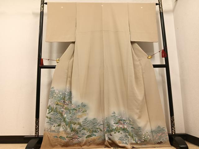 ■■■　サイズ　■■■ 身丈 167cm（肩から） 裄丈 64cm 袖丈 49.5cm　縫込み 1cm 袖幅 33cm 前幅 24.5cm 後幅 30.5cm 着物縫いこみ 内揚げ 0cm 裄 お袖側 約0cm　身頃側 約3cm ■■■　商...