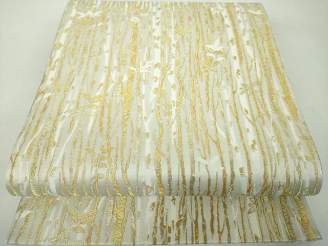 ■■■　サイズ　■■■ 長さ 450cm 幅 31cm程 ■■■　商品詳細　■■■ 【正絹・未使用】 状態は一度も締めておらず 特に目立ったシミ汚れなどもなく大変良い状態です。 大変上質な逸品になります。 お安く出品致しますので、是非この機...