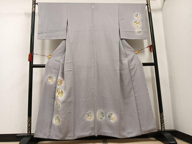■■■　サイズ　■■■ 身丈 154cm（肩から） 裄丈 65cm 袖丈 46.5cm　縫込み 7.5cm 袖幅 33cm 前幅 24cm 後幅 30cm 着物縫いこみ 内揚げ 10cm 裄 お袖側 約1cm　身頃側 約1cm ■■■　商品...