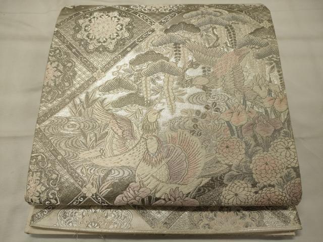 ■■■　サイズ　■■■ 長さ 448cm 幅 30.5cm程 ■■■　商品詳細　■■■ 【正絹】 詳細に関しましては、画像をご確認ください。 大変上質な逸品になります。 お安く出品致しますので、是非この機会にいかがでしょうか？ ■■■　注意...