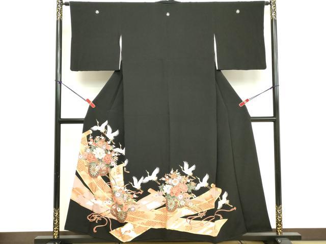 ■■■　サイズ　■■■ 身丈 154cm（肩から） 裄丈 63cm 袖丈 46cm　縫込み 5cm 袖幅 33cm 前幅 24cm 後幅 30cm 着物縫いこみ 内揚げ 8.5cm 裄 お袖側 約3cm　身頃側 約4cm ■■■　商品詳細　...