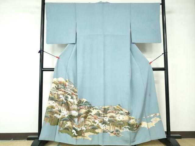 ■■■　サイズ　■■■ 身丈 161cm（肩から） 裄丈 65cm 袖丈 50cm　縫込み 9cm 袖幅 34cm 前幅 24cm 後幅 30cm 着物縫いこみ 内揚げ 3cm 裄 お袖側 約2.5cm　身頃側 約4.5cm ■■■　商品詳...