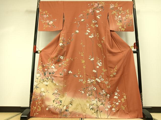 ■■■　サイズ　■■■ 身丈 170cm（肩から） 裄丈 69cm 袖丈 48cm　縫込み 2.5cm 袖幅 35cm 前幅 25cm 後幅 31cm 着物縫いこみ 内揚げ 3cm 裄 お袖側 約2cm　身頃側 約1cm ■■■　商品詳細　...
