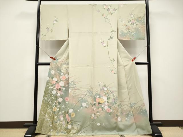 ■■■　サイズ　■■■ 身丈 167cm（肩から） 裄丈 68cm 袖丈 48cm　 縫込み 6.5cm 袖幅 34cm 前幅 23.5cm 後幅 30.5cm 着物縫いこみ 内揚げ 3cm 裄 お袖側 約 1cm　身頃側 約 0cm ■■...