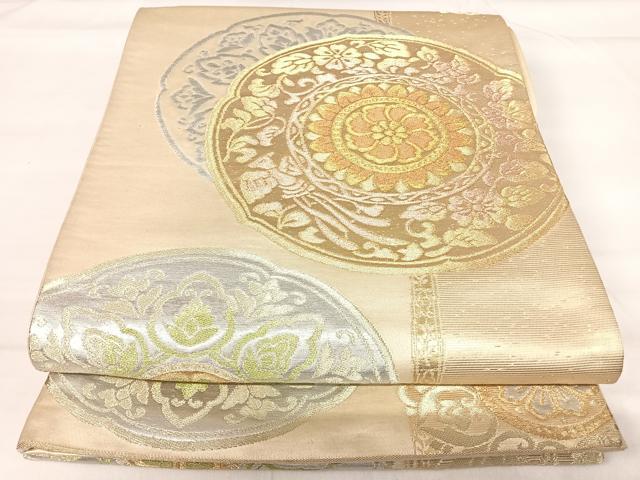 ■■■　サイズ　■■■ 長さ 404cm 幅 30.5cm程 ■■■　商品詳細　■■■ 【正絹・芯なし】 詳細に関しましては、画像をご確認ください。 大変上質な逸品になります。 お安く出品致しますので、是非この機会にいかがでしょうか？ ■■...