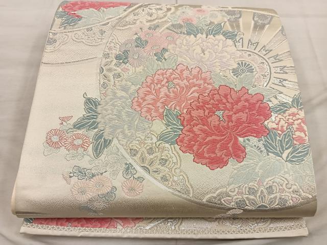 ■■■　サイズ　■■■ 長さ 434cm 幅 30.5cm程 ■■■　商品詳細　■■■ 【正絹】 詳細に関しましては、画像をご確認ください。 大変上質な逸品になります。 お安く出品致しますので、是非この機会にいかがでしょうか？ ■■■　注意...