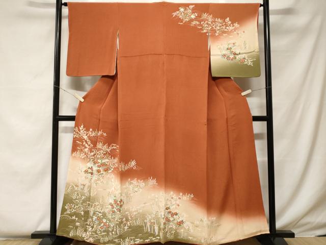 ■■■　サイズ　■■■ 身丈 158cm（肩から） 裄丈 64cm 袖丈 50cm　縫込み 6cm 袖幅 34cm 前幅 24cm 後幅 31cm 着物縫いこみ 内揚げ 2cm 裄 お袖側 約1cm　身頃側 約4cm ■■■　商品詳細　■■...