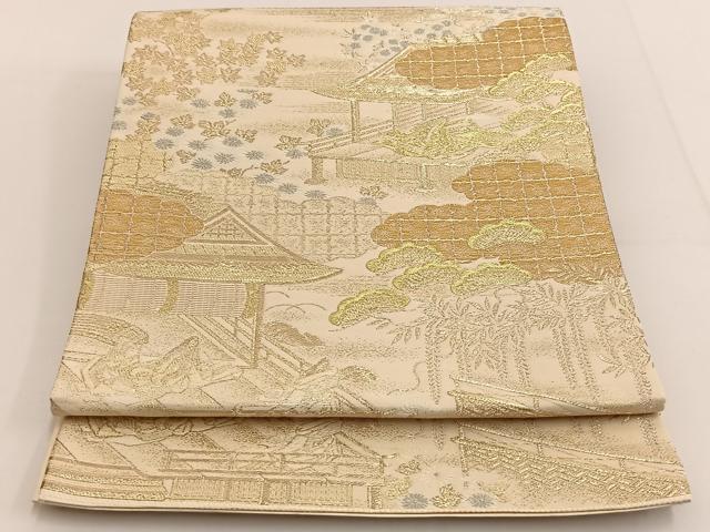 ■■■　サイズ　■■■ 長さ 440cm 幅 30.5cm程 ■■■　商品詳細　■■■ 【正絹】 詳細に関しましては、画像をご確認ください。 大変上質な逸品になります。 お安く出品致しますので、是非この機会にいかがでしょうか？ ※汚れ等に関...