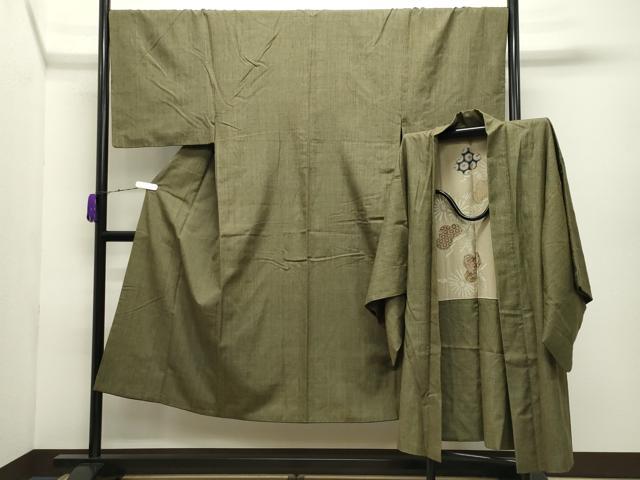 ■■■　サイズ　■■■ 【着物】 身丈 141.5cm（肩から） 裄丈 70cm 袖丈 48cm　縫込み 4.5cm 袖幅 36cm 前幅 24.5cm 後幅 31cm 着物縫いこみ 内揚げ 8.5cm 裄 お袖側 約1cm　身頃側 約1c...