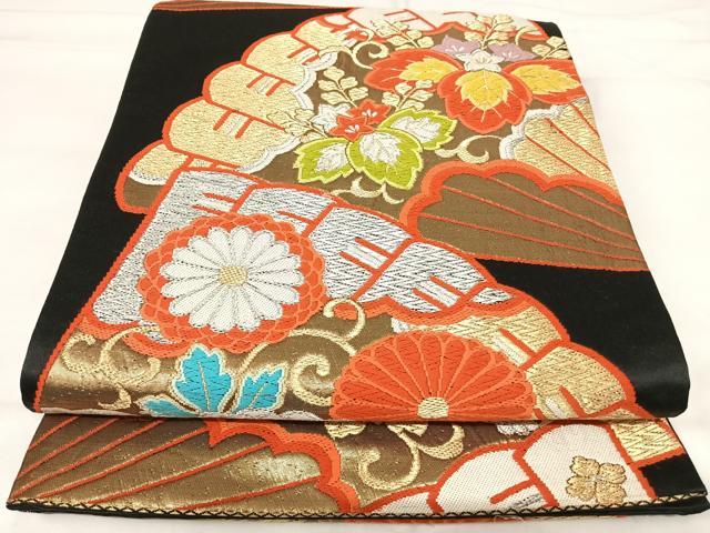■■■　サイズ　■■■ 長さ 404cm 幅 30cm程 ■■■　商品詳細　■■■ 【正絹・芯なし】 詳細に関しましては、画像をご確認ください。 大変上質な逸品になります。 お安く出品致しますので、是非この機会にいかがでしょうか？ ■■■　...
