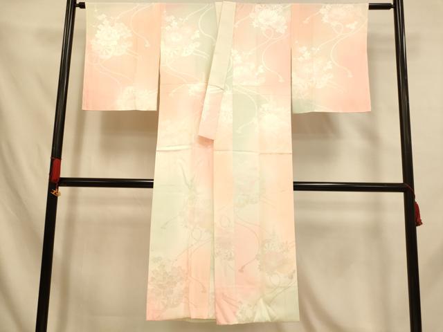 ■■■　サイズ　■■■ 身丈 128cm（肩から） 裄丈 63cm 袖丈 48cm　縫込み 6cm 袖幅 31.5cm 前幅 25cm 後幅 30.5cm 着物縫いこみ 内揚げ 4.5cm 裄 お袖側 約3.5cm　身頃側 約3cm ■■■...