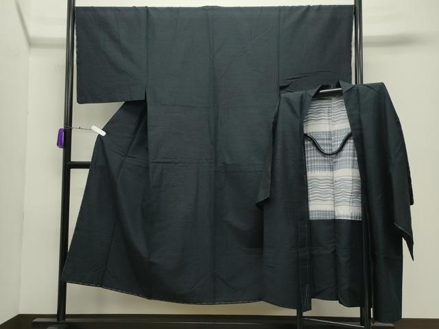 ■■■　サイズ　■■■ 【着物】 身丈 144cm（肩から） 裄丈 69cm 袖丈 48cm　縫込み 3cm 袖幅 34.5cm 前幅 26cm 後幅 30cm 着物縫いこみ 内揚げ 4.5cm 裄 お袖側 約2.5cm　身頃側 約1.5c...