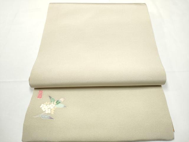 ■■■　サイズ　■■■ 長さ 378cm 幅 30.5cm程 ■■■　商品詳細　■■■ 【正絹】 状態は締めてはおりますが 特に目立ったシミ汚れなどもなく大変良い状態です。 大変上質な逸品になります。 お安く出品致しますので、是非この機会に...