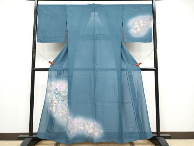 ■■■　サイズ　■■■ 身丈 158.5cm（肩から） 裄丈 69cm 袖丈 47cm　縫込み 3.5cm 袖幅 34.5cm 前幅 24.5cm 後幅 31cm 着物縫いこみ 内揚げ 0cm 裄 お袖側 約1cm　身頃側 約0cm ■■■...