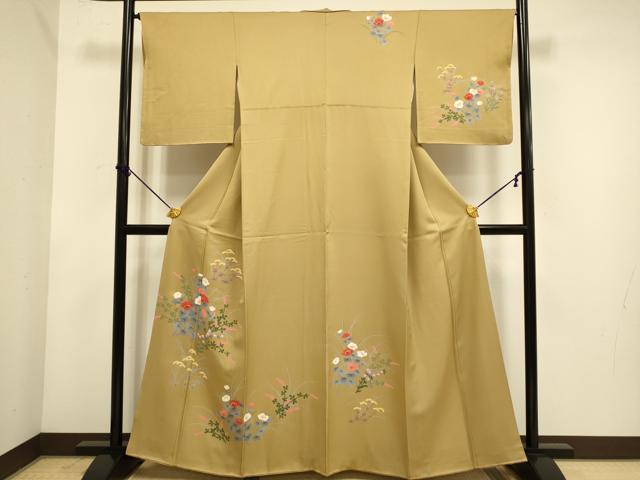 ■■■　サイズ　■■■ 身丈 160.5cm（肩から） 裄丈 65.5cm 袖丈 48cm　縫込み 5.5cm 袖幅 32.5cm 前幅 23.5cm 後幅 30cm 着物縫いこみ 内揚げ 5cm 裄 お袖側 約2.5cm　身頃側 約2cm...
