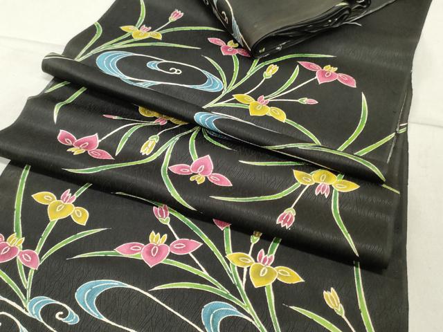 ■■■　サイズ　■■■ 長さ 　着尺分あり 幅 　　約35.5cm ■■■　商品詳細　■■■ 【正絹】 状態は参考画像のよう表地所々・裏面所々に薄い汚れがございます。 大変上質な逸品になります。 お安く出品致しますので、是非この機会にいかが...