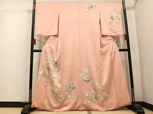 ■■■　サイズ　■■■ 身丈 162cm（肩から） 裄丈 66cm 袖丈 54.5cm　縫込み 5cm 袖幅 33.5cm 前幅 23cm 後幅 30cm 着物縫いこみ 内揚げ 2cm 裄 お袖側 約1cm　身頃側 約1cm ■■■　商品詳...