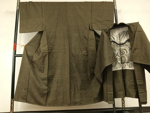 ■■■　サイズ　■■■ 【着物】 身丈 146cm（肩から） 裄丈 69cm 袖丈 48cm　縫込み 3.5cm 袖幅 35cm 前幅 26cm 後幅 31cm 着物縫いこみ 内揚げ 2cm 裄 お袖側 約1.5cm　身頃側 約2.5cm ...