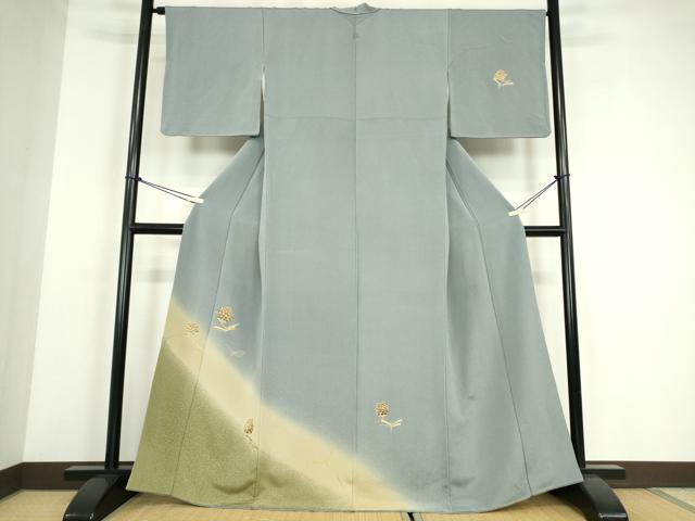 ■■■　サイズ　■■■ 身丈 162cm（肩から） 裄丈 66cm 袖丈 48cm　縫込み 4cm 袖幅 33.5cm 前幅 24cm 後幅 29cm 着物縫いこみ 内揚げ 5.5cm 裄 お袖側 約1.5cm　身頃側 約3.5cm ■■■...