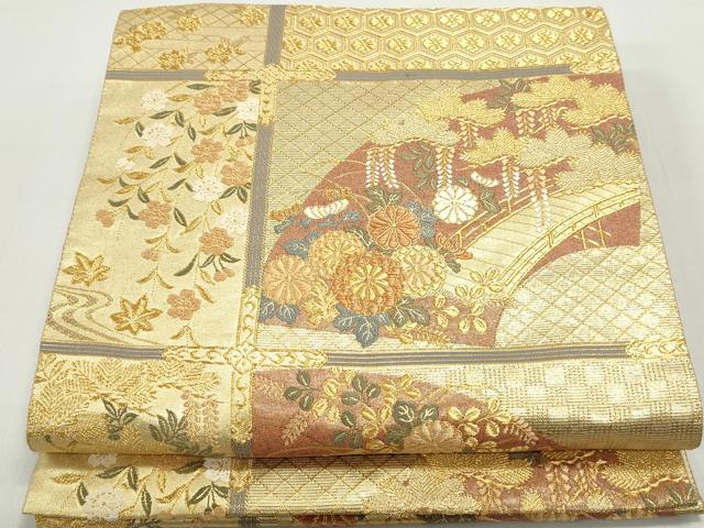 ■■■　サイズ　■■■ 長さ 428cm 幅 31cm程 ■■■　商品詳細　■■■ 【正絹・芯なし】 詳細に関しましては、画像をご確認ください。 大変上質な逸品になります。 お安く出品致しますので、是非この機会にいかがでしょうか？ ※汚れ等...