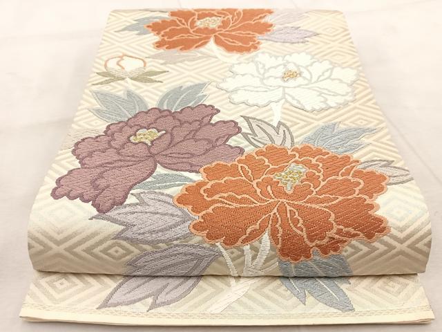 ■■■　サイズ　■■■ 長さ 436cm 幅 30.5cm程 ■■■　商品詳細　■■■ 【正絹】 詳細に関しましては、画像をご確認ください。 大変上質な逸品になります。 お安く出品致しますので、是非この機会にいかがでしょうか？ ■■■　注意...