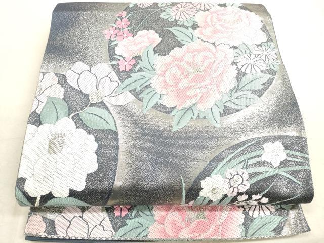 ■■■　サイズ　■■■ 長さ 428cm 幅 30cm程 ■■■　商品詳細　■■■ 【正絹・芯なし】 詳細に関しましては、画像をご確認ください。 大変上質な逸品になります。 お安く出品致しますので、是非この機会にいかがでしょうか？ ■■■　...