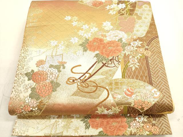 ■■■　サイズ　■■■ 長さ 432cm 幅 30.5cm程 ■■■　商品詳細　■■■ 【正絹】 詳細に関しましては、画像をご確認ください。 大変上質な逸品になります。 お安く出品致しますので、是非この機会にいかがでしょうか？ ■■■　注意...
