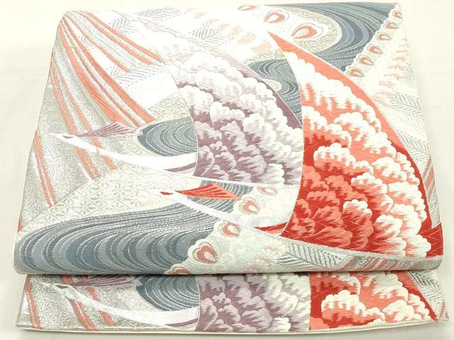 ■■■　サイズ　■■■ 長さ 432cm 幅 31cm程 ■■■　商品詳細　■■■ 【正絹】 詳細に関しましては、画像をご確認ください。 大変上質な逸品になります。 お安く出品致しますので、是非この機会にいかがでしょうか？ ■■■　注意事項...