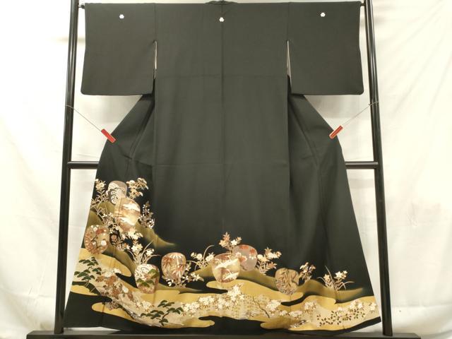 ■■■　サイズ　■■■ 身丈 155cm（肩から） 裄丈 65cm 袖丈 46cm　縫込み 7.5cm 袖幅 33cm 前幅 22cm 後幅 30cm 着物縫いこみ 内揚げ 9cm 裄 お袖側 約2cm　身頃側 約2cm ■■■　商品詳細　...