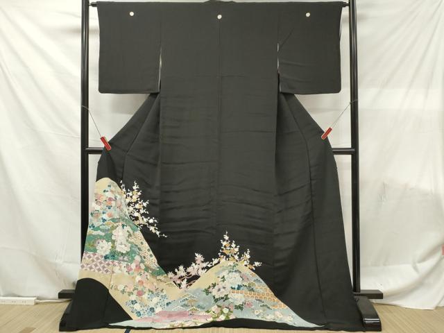 ■■■　サイズ　■■■ 身丈 173cm（肩から） 裄丈 34cm 袖丈 49cm　縫込み 6cm 袖幅 33cm 前幅 25cm 後幅 30cm 着物縫いこみ 内揚げ 0cm 裄 お袖側 約2cm　身頃側 約3cm ■■■　商品詳細　■■...