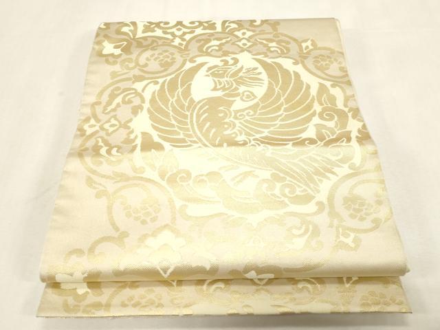 ■■■　サイズ　■■■ 長さ 426cm 幅 30cm程 ■■■　商品詳細　■■■ 【正絹】 状態は接写画像のように表地所々に若干の糸よれ、太鼓上部にスレ汚れ、前柄・手先・裏地・耳所々に薄い汚れ、柄止まりに折山の線汚れがございます。 川島織...